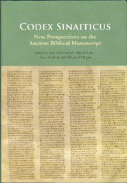 (PDF) N. Fyssas, The recent history of Codex Sinaiticus.