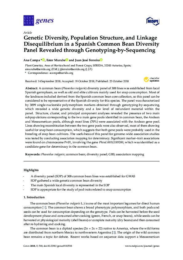 (PDF) Genetic Diversity, Population Structure, and Linkage Disequilibrium in US Elite Winter Wheat