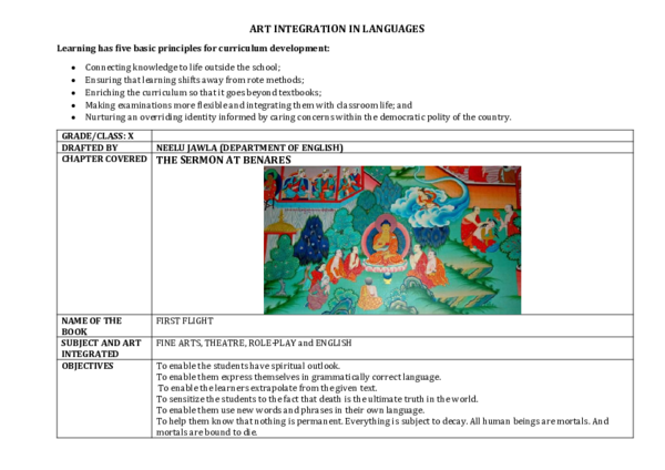 (DOC) ART INTEGRATION IN LANGUAGES