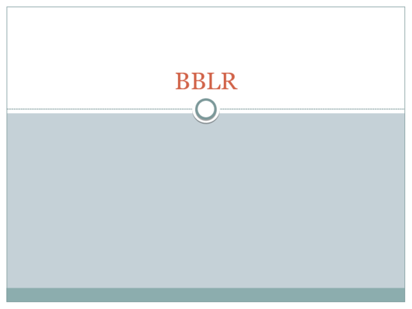 (PPT) BBLR