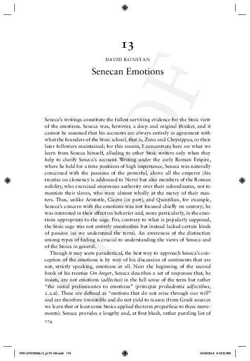 (PDF) Senecan Emotions