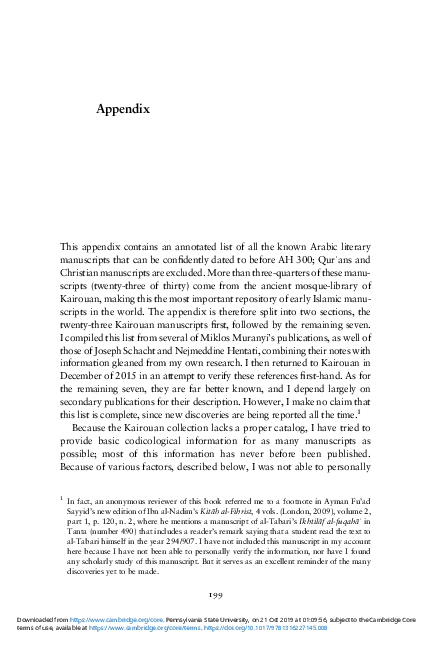 (PDF) Appendix to the book