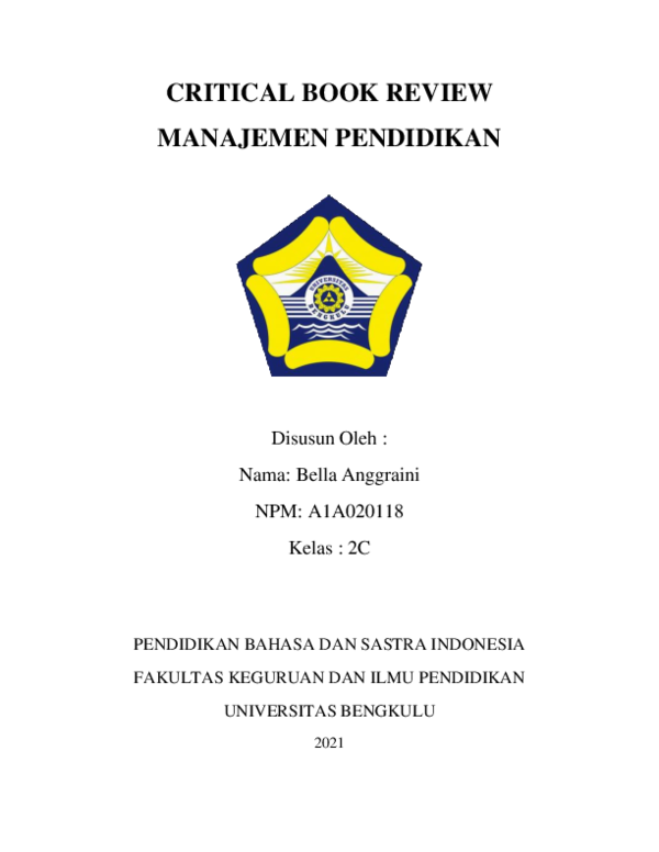 (PDF) CRITICAL BOOK REVIEW BELLA ANGGRAINI A1A020118 PENDIDIKAN BAHASA ...