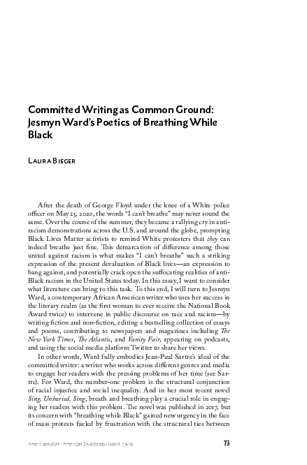 (PDF) Committed Writing as Common Ground