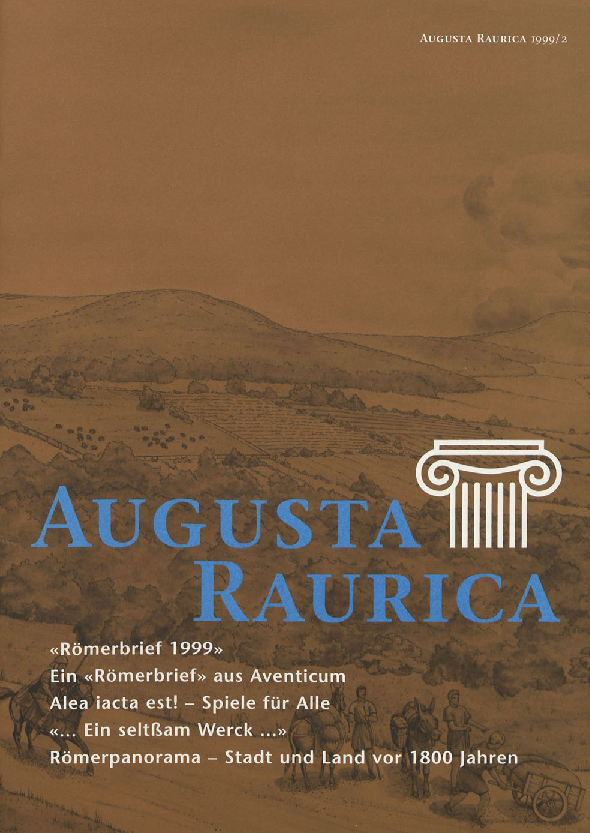 (PDF) "Roman newsletter" 1999 / A "Roman newsletter" from Aventicum ...