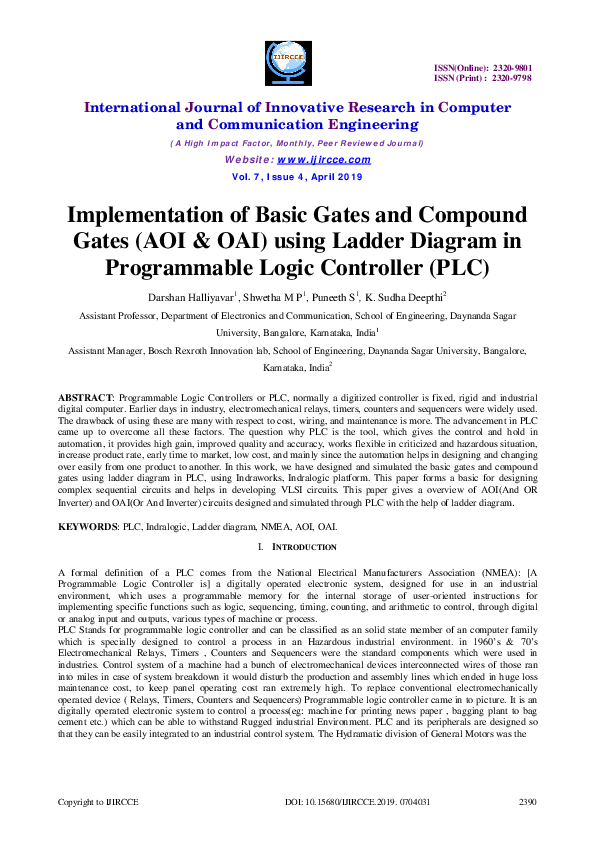 (PDF) Implementation of Basic Gates and Compound Gates (AOI & OAI ...