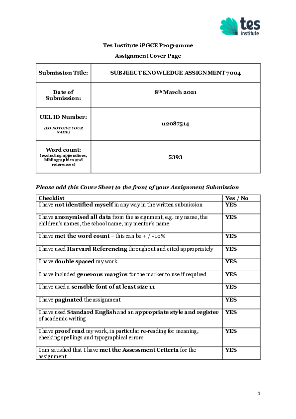 (PDF) iPGCE - SUBJECT KNOWLEDGE - DIFFERENTIATION IN THE ESL CLASSROOM