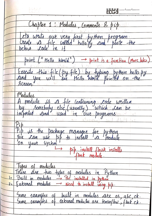 (PDF) Chapter 1 Python