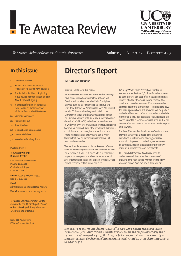 (PDF) The bullying problem: Exploring ways young women prisoners talk ...
