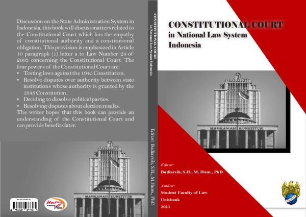 (PDF) Constitutional Court in National Law System Indonesia