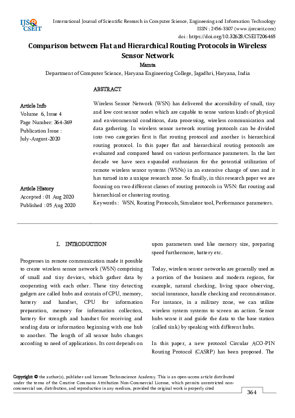 Pdf Comparison Between Flat And Hierarchical Routing Protocols In