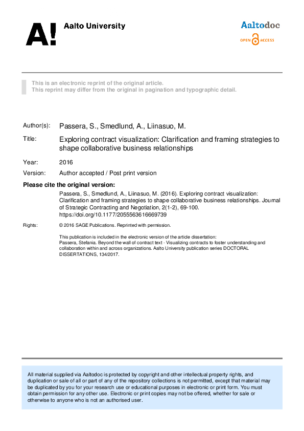 (PDF) Exploring contract visualization