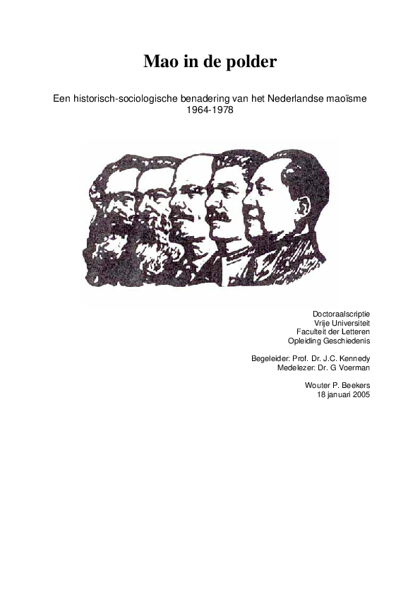 (PDF) Mao in de polder. Een historisch-sociologische benadering van het ...