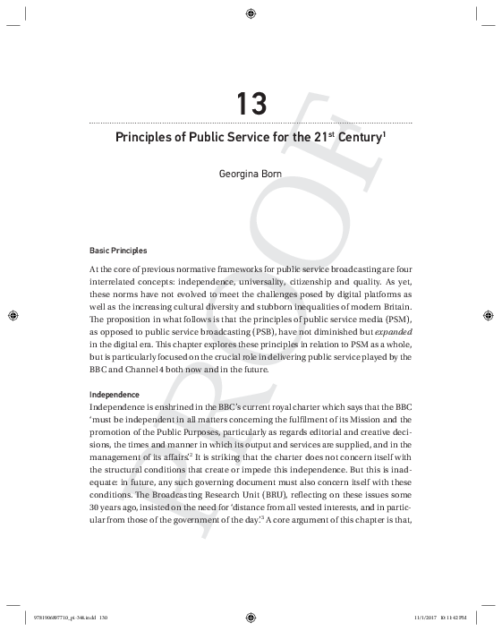 (PDF) Principles of Public Service for the 21st Century