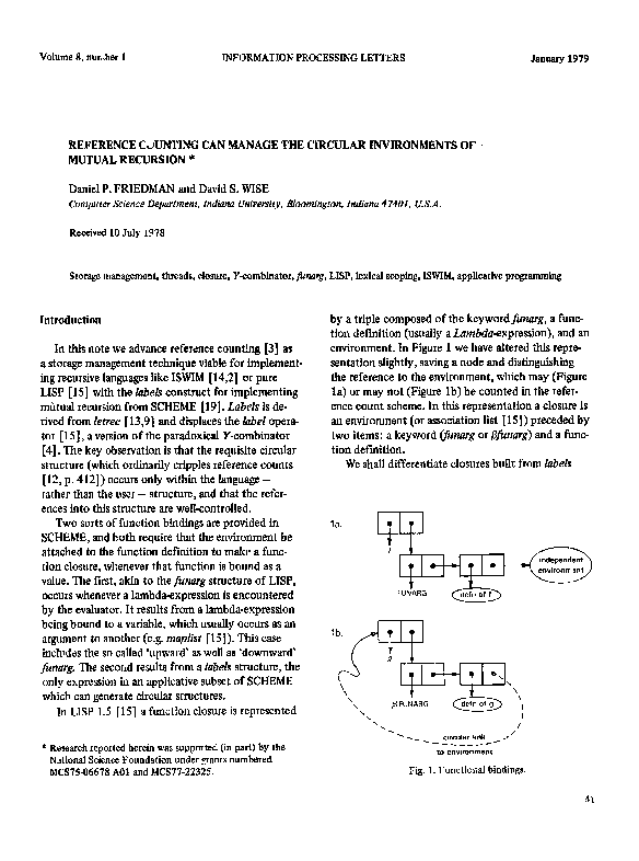 (PDF) Reference counting can manage the circular invironments of mutual ...