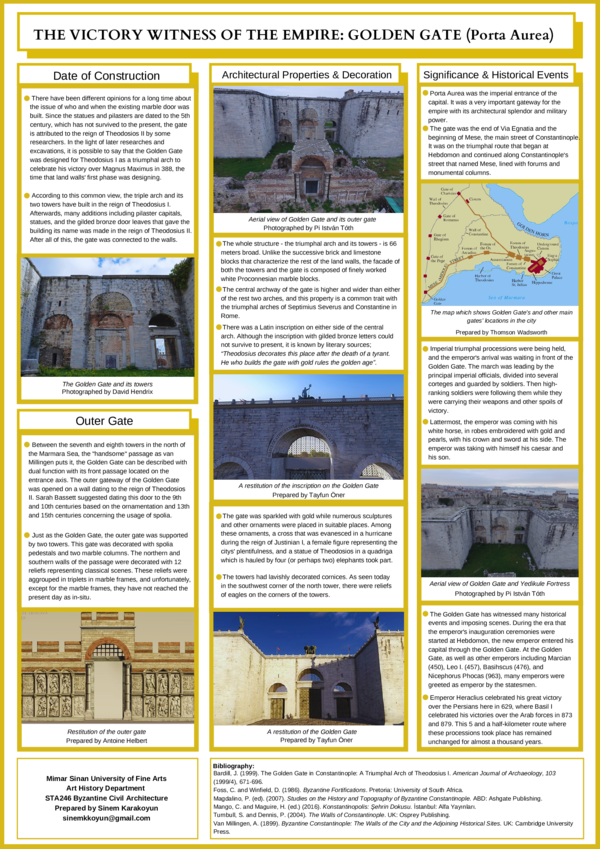 (PDF) The Victory Witness of the Empire: Golden Gate (Porta Aurea)