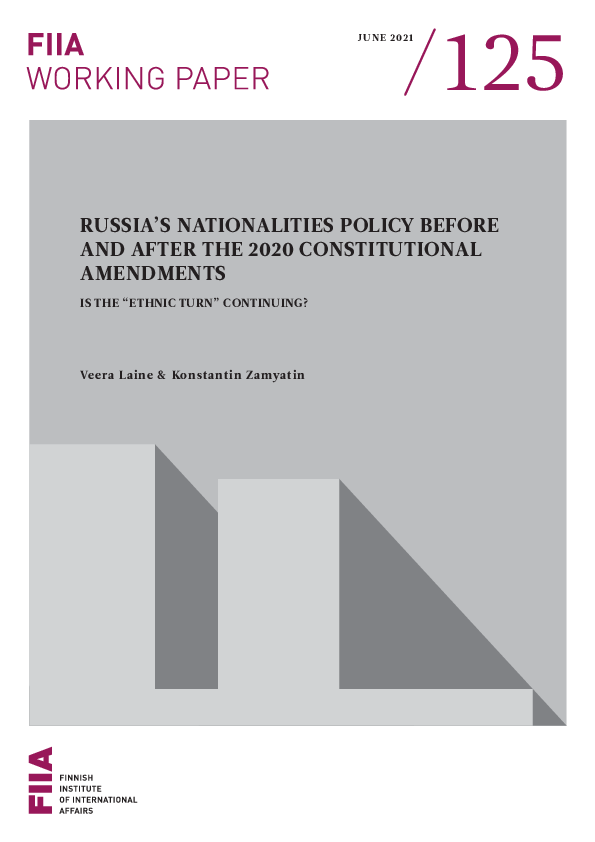 (PDF) Russia’s nationalities policy before and after the 2020 ...