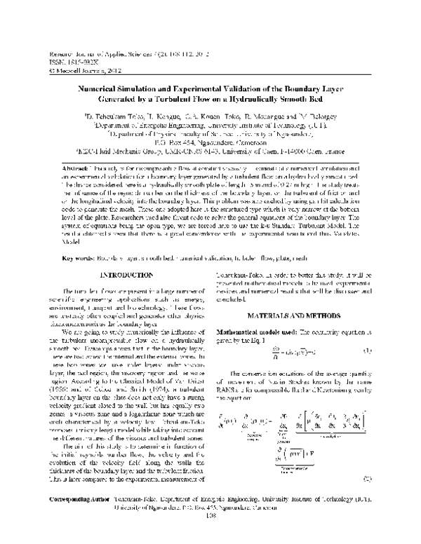 (PDF) Numerical simulation and experimental validation of powder flux distribution in coaxial ...