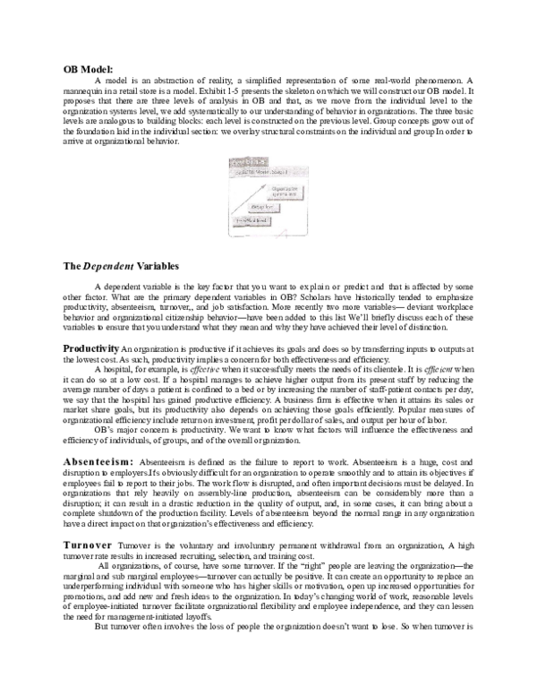 (PDF) OB Model