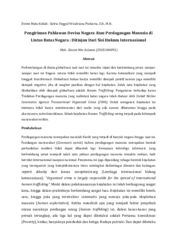 (PDF) Paper Zeniza Mar Azizana Tugas UAS