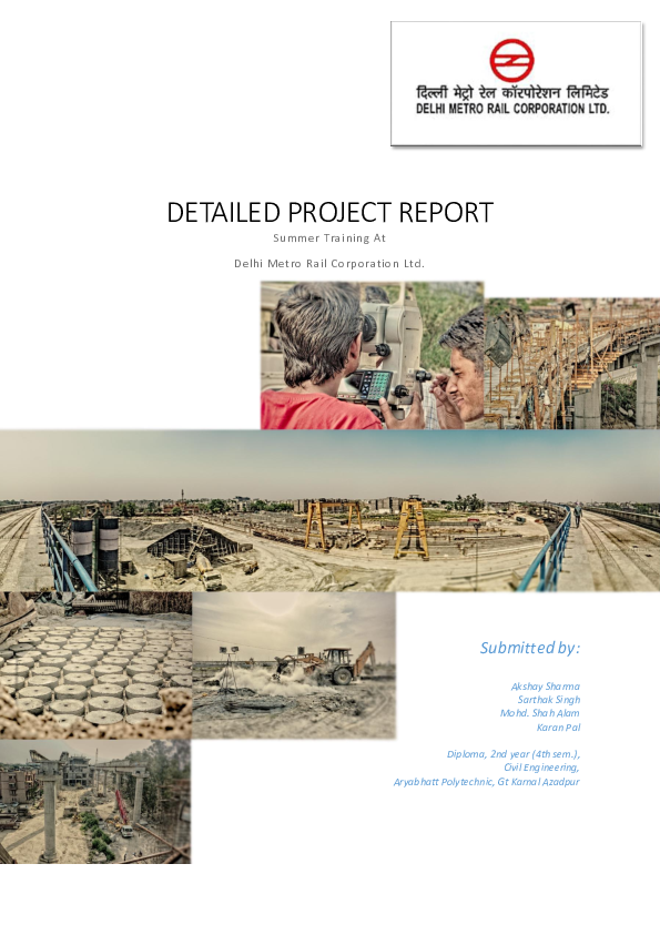 (PDF) DMRC DETAILED PROJECT REPORT Elevated Metro Line