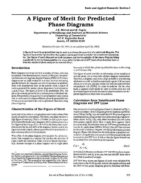 (PDF) A figure of merit for predicted phase diagrams | himank gupta ...