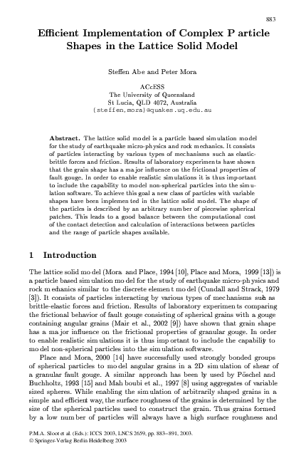 (PDF) Efficient Implementation of Complex Particle Shapes in the ... (PDF) Efficient Implementation of Complex Particle Shapes in the ...