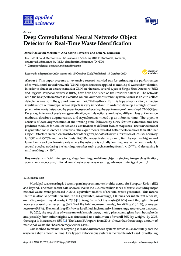 (PDF) Deep Convolutional Neural Networks Object Detector for Real-Time ... (PDF) Deep Convolutional Neural Networks Object Detector for Real-Time ...
