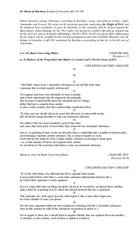 (DOC) the Letter of Pope Maximus