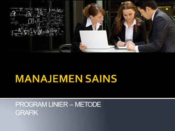 (PPT) Manajemen sains risetoperasi 2 linear programming metode grafik ...