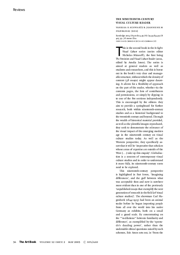 (PDF) The Nineteenth-Century Visual Culture Reader