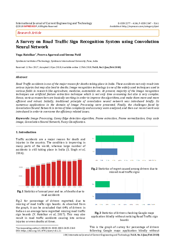 (PDF) A Survey on Road Traffic Sign Recognition System using ...