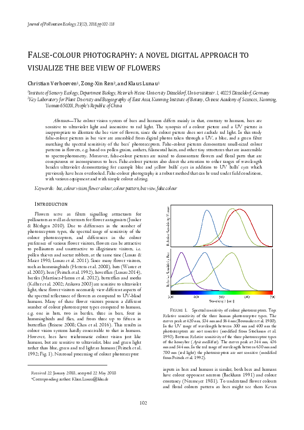 (PDF) False-colour photography: a novel digital approach to visulaize ...