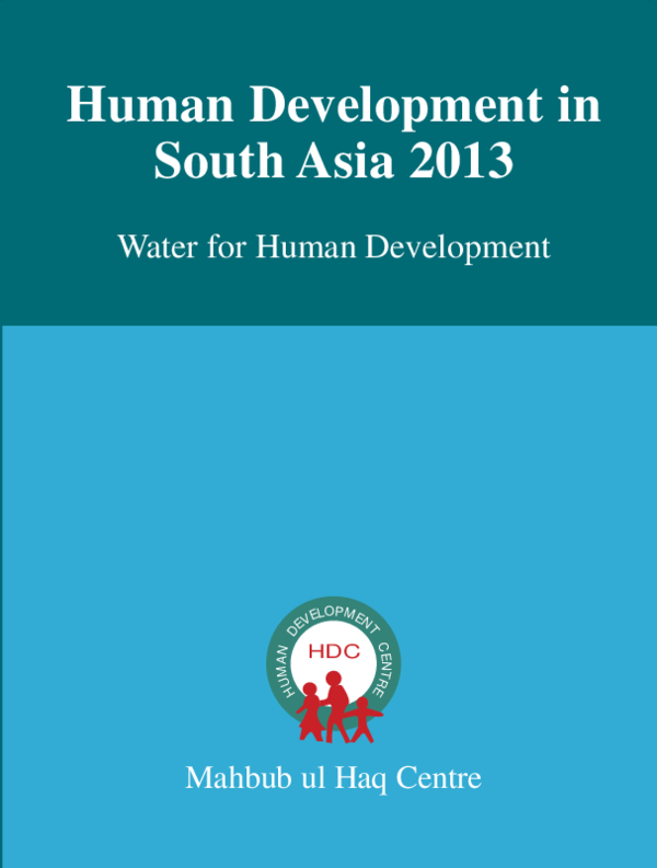 (PDF) Human Development in South Asia 2013: Water for Human Development