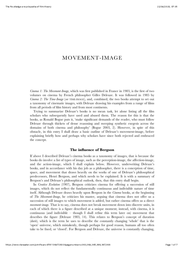 (PDF) Movement-Image