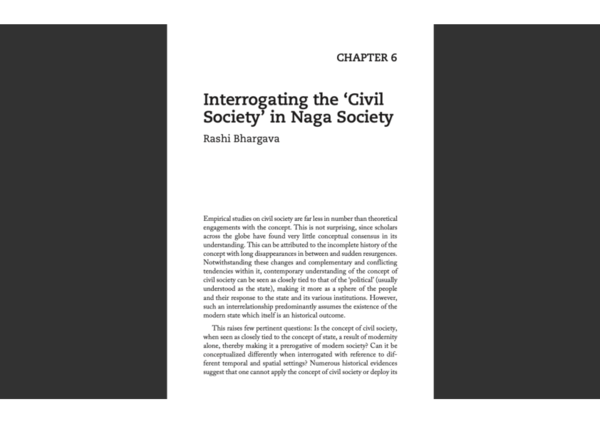 (PDF) Interrogating the ‘Civil Society’ in Naga Society in State vs ...