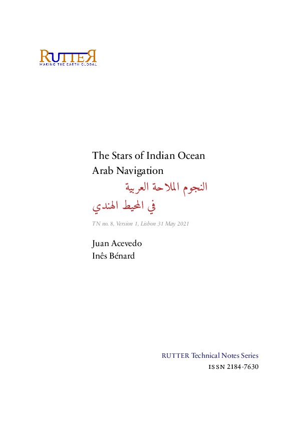 (PDF) RUTTER Technical Note: The Stars of Indian Ocean Arab Navigation