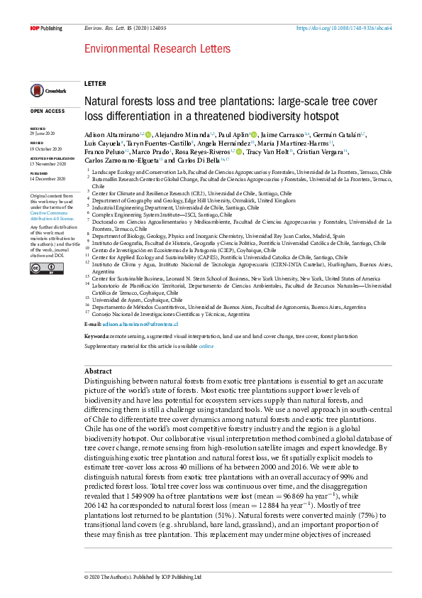 (PDF) Environmental Research Letters