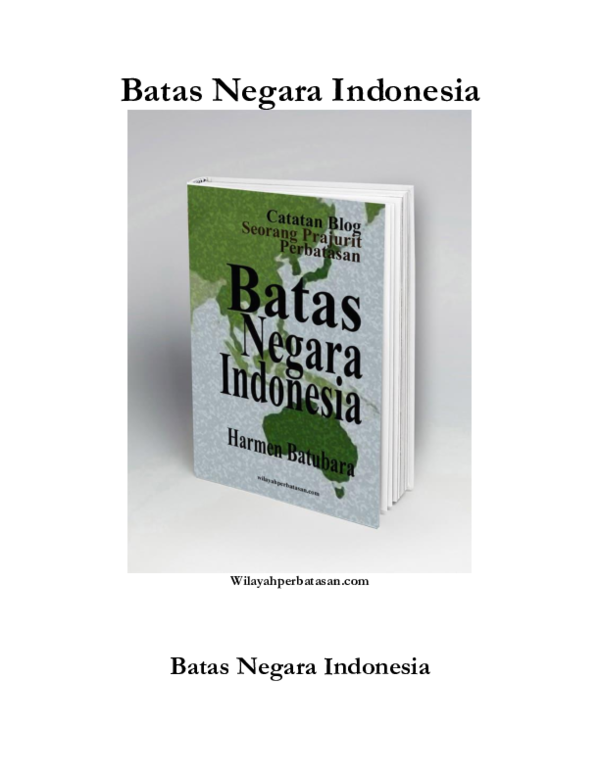 (PDF) BATAS NEGARA Diskripsi