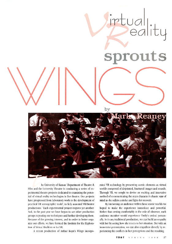 (PDF) Virtual Reality Sprouts Wings