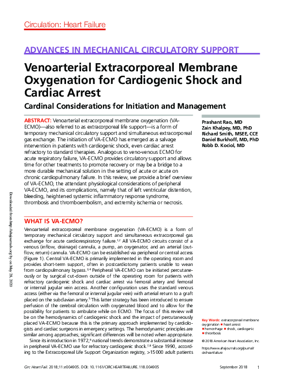 (PDF) Venoarterial Extracorporeal Membrane Oxygenation Support as a Bridge to Heart Transplant ...