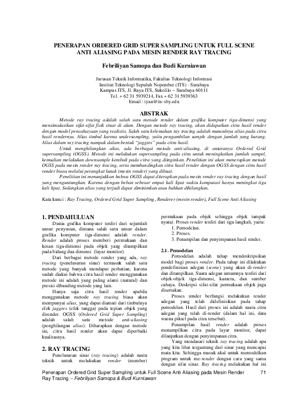 (PDF) Penerapan Ordered Grid Super Sampling Untuk Full Scene Anti ...