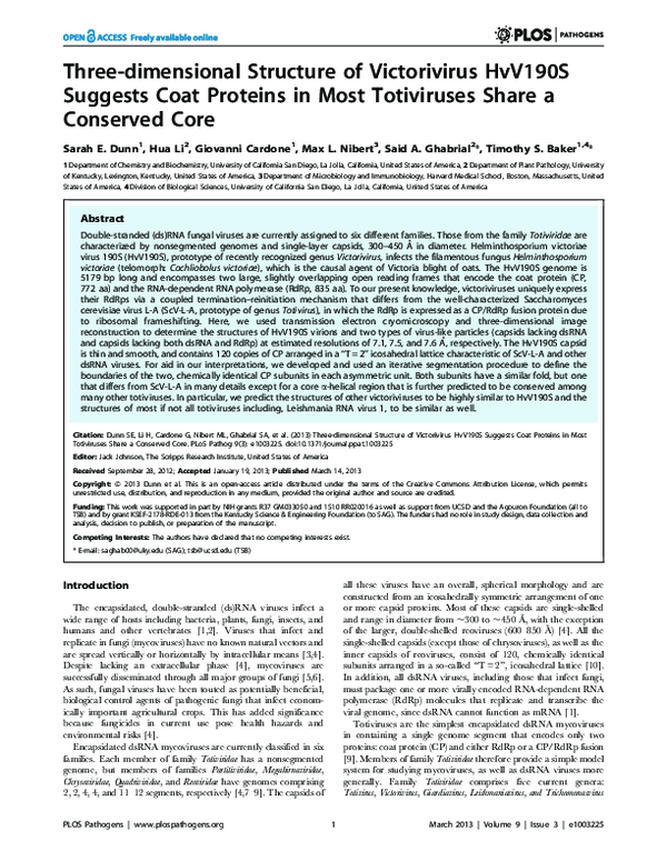 (PDF) Plos Pathogen 2013