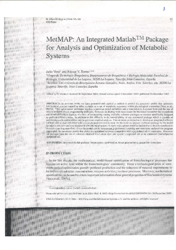 (PDF) MetMAP: an integrated Matlab package for analysis and ...