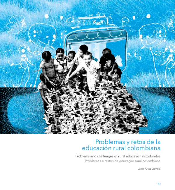 (PDF) Problemas y retos de la educación rural colombiana