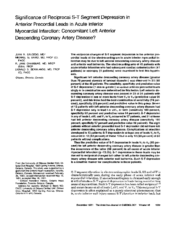 (PDF) Significance of reciprocal S-T segment depression in anterior ...