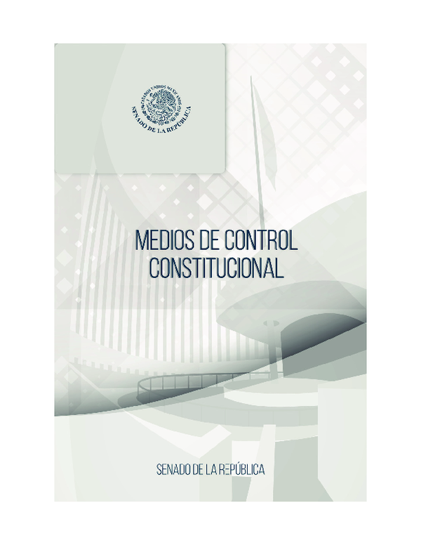 (PDF) Medios de Control Constitucional