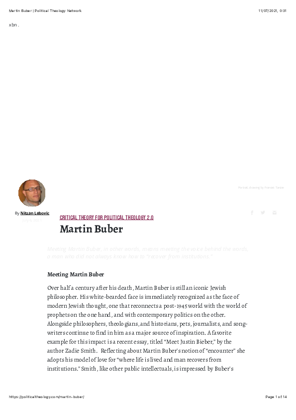 (PDF) Martin Buber