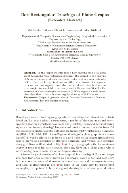 (PDF) Box-Rectangular Drawings of Plane Graphs