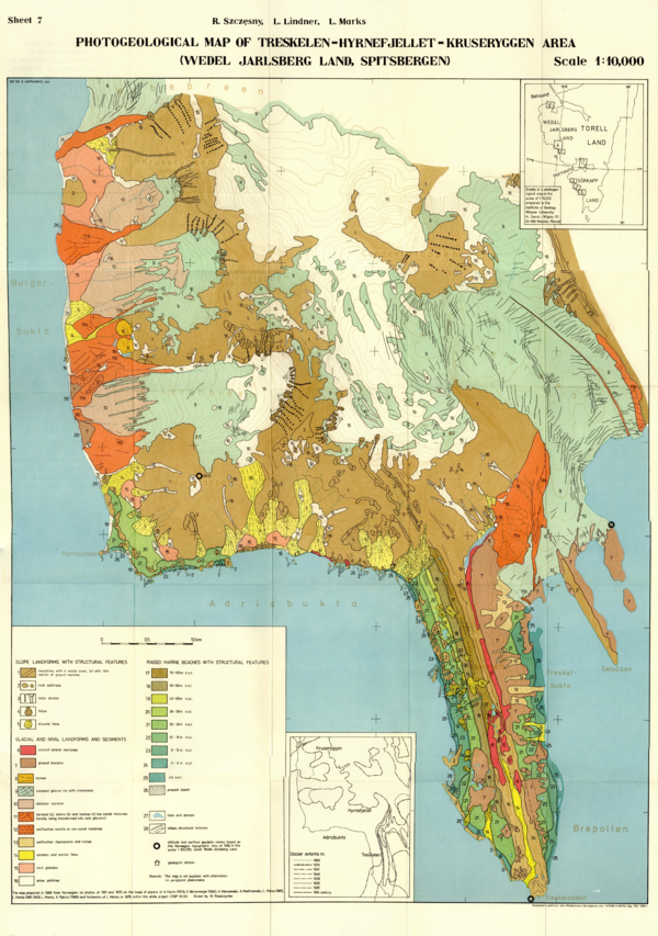 (PDF) Photogeological map of the Treskelen-Hyrnefjellet-Kruseryggen ...